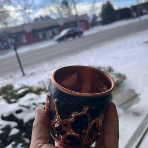 Ugly Copper Mug Pure Elegance: Handcrafted Hammered Finish Copper Mugs ...