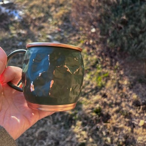 Ugly Copper Mug Pure Elegance: Handcrafted Hammered Finish Copper Mugs ...