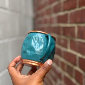 Ugly Copper Mug Pure Elegance: Handcrafted Hammered Finish Copper Mugs ...