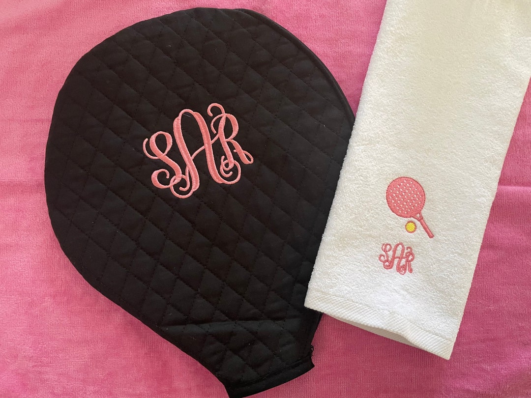 PADDLE COVER - Paddle (platform) Tennis Personalized Embroidered ...