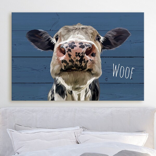 Funny Cow Print - Etsy
