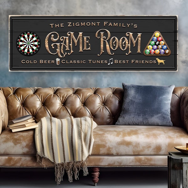 Game Room Signs - Etsy