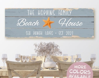 Rustic Beach Sign - Etsy