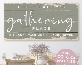 Gathering Place Sign - Etsy