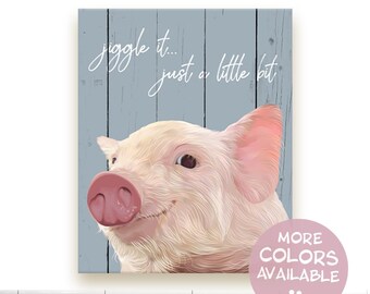 Funny Pig Sign - Etsy