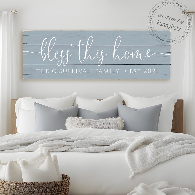 Bless This Home Sign - Etsy