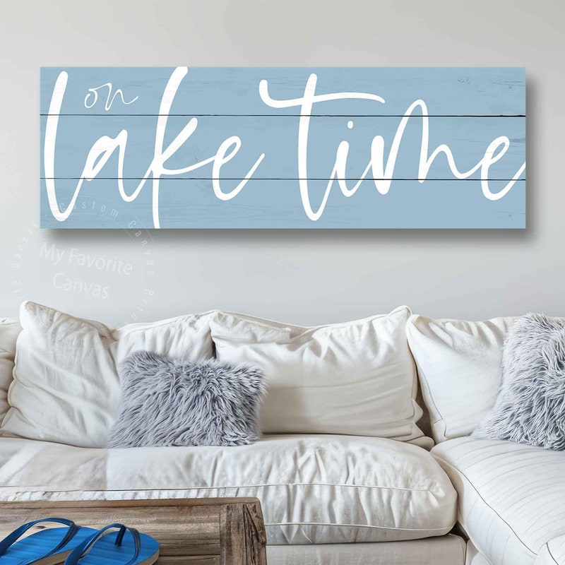 Vertical Lake Sign - Etsy