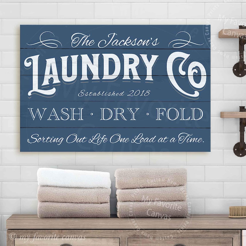 Laundry Co Sign - Etsy