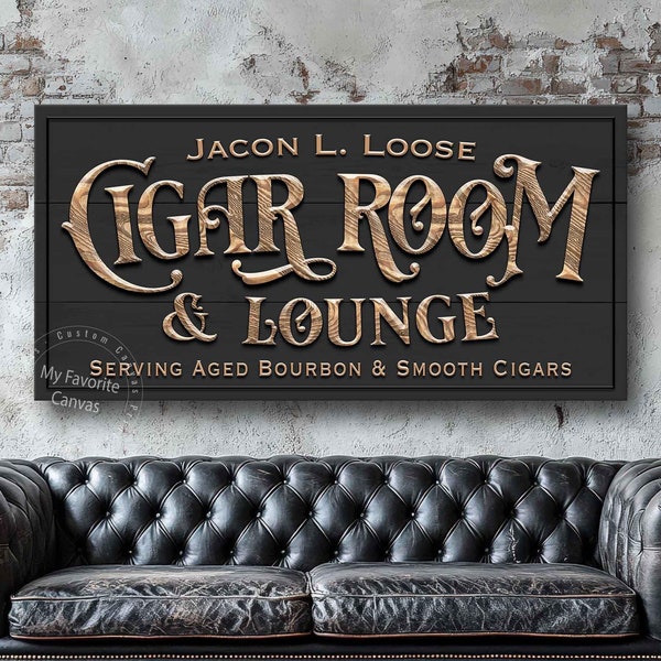 Cigar Room - Etsy