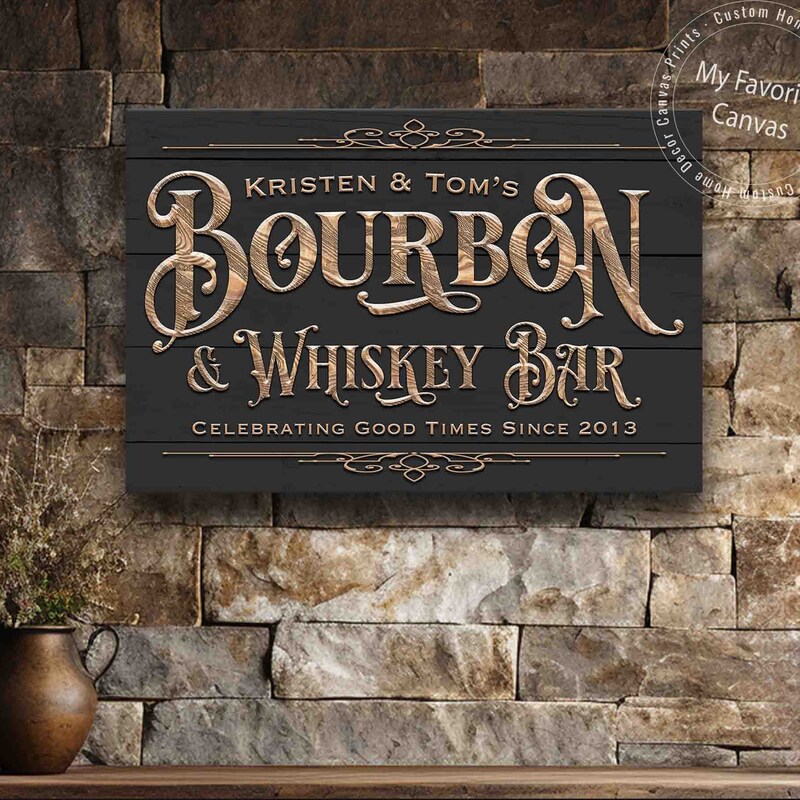 Whiskey Bar Sign - Etsy