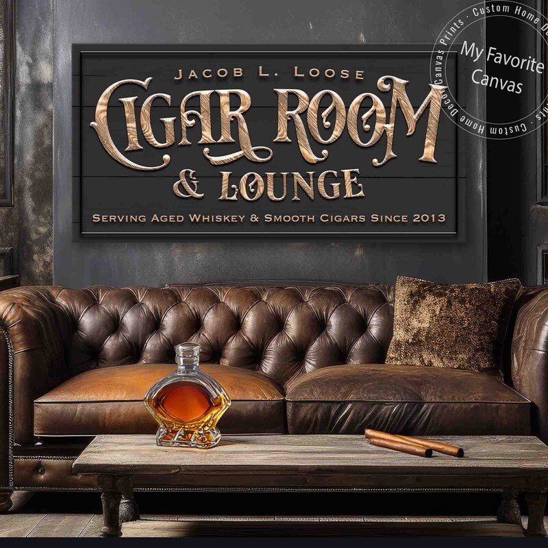 Cigar Room - Etsy