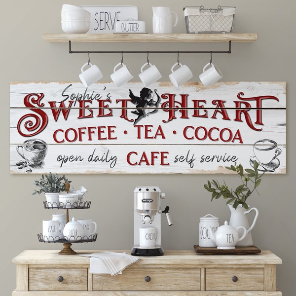 Coffee and Tea Bar Sign - Etsy