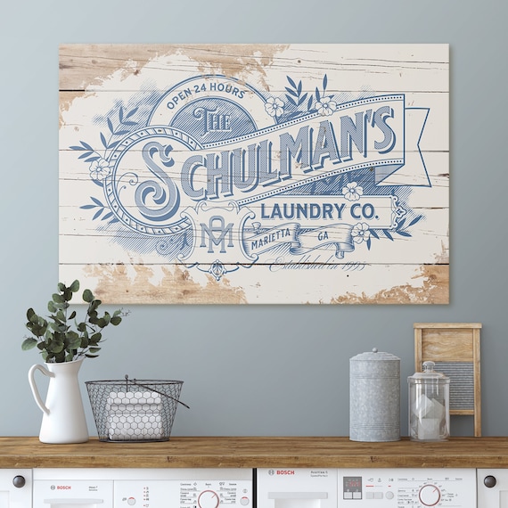 Vintage Laundry Room Signs