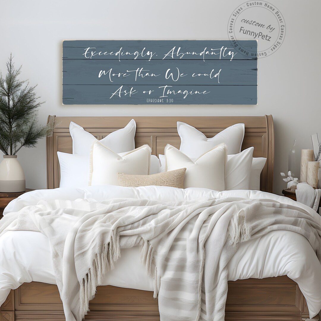 Exceedingly, Abundantly More Than We Could Ask or Imagine Sign ...