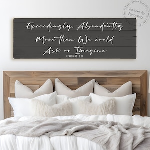 Exceedingly, Abundantly More Than We Could Ask or Imagine Sign ...