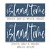 On Island Time Sign, Hand-stretched Canvas Wrap - Etsy