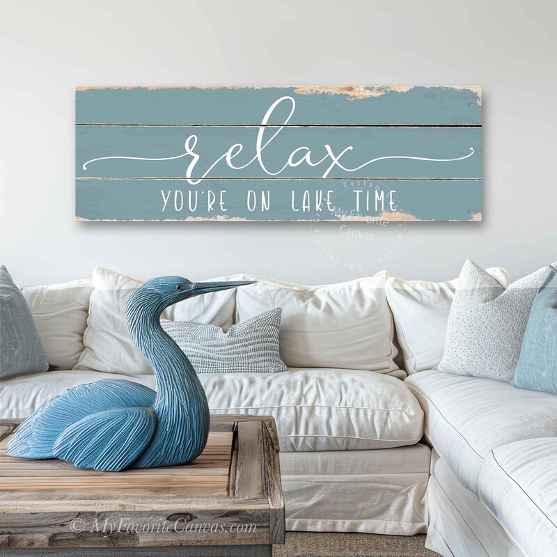 Relax Sign - Etsy