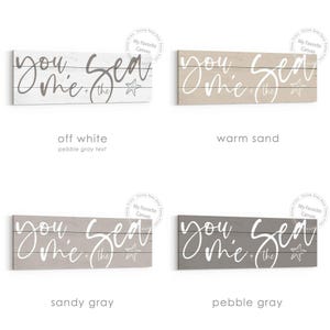 You, Me and the Sea Sign Canvas Print - Etsy