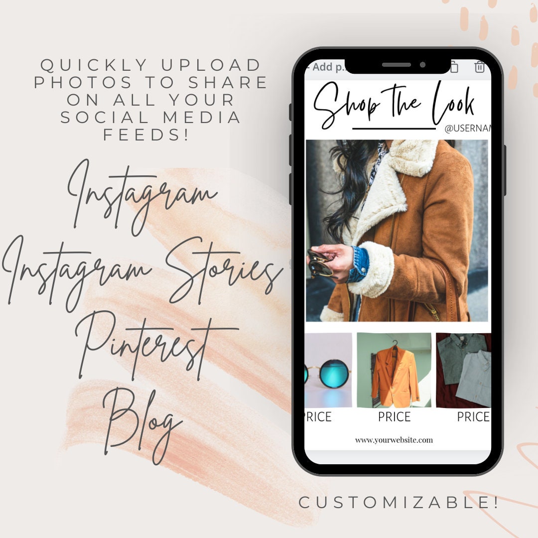 400 MASSIVE BUNDLE Canva Templates Instagram Story Feed Grid, Pinterest ...