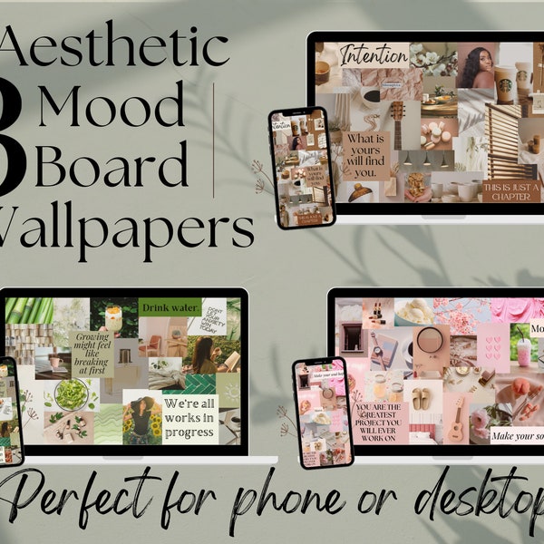 Boho Inspirational Desktop Wallpaper - Etsy