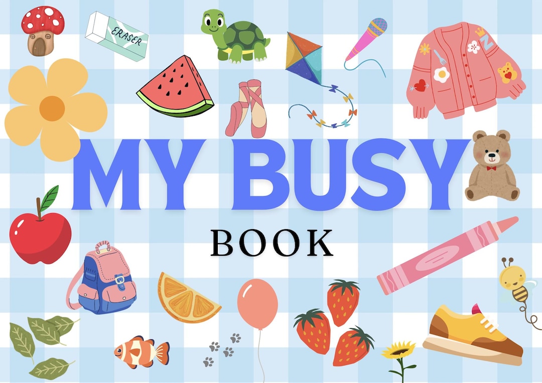 Printable Busy Book - Etsy