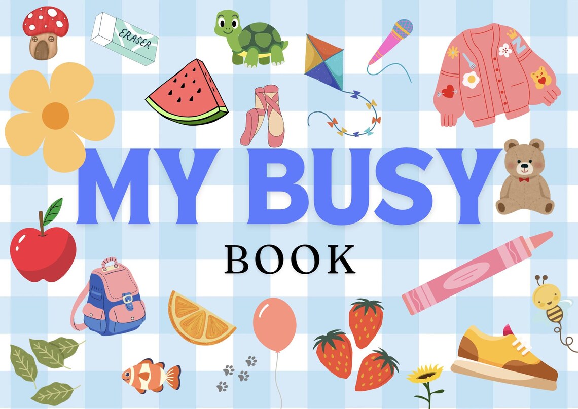 Printable Busy Book - Etsy
