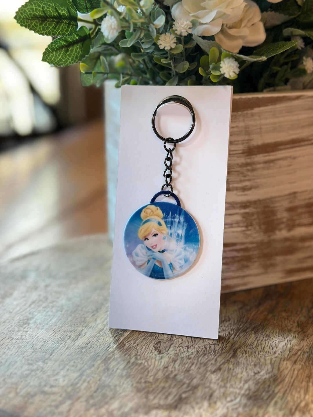 Cinderella Keychain, Disney Inspired Keychain, Princess Keychain ...