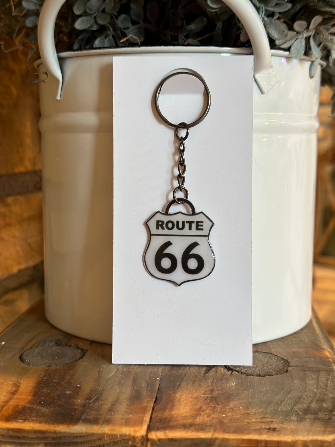Route 66 Keychain - Etsy