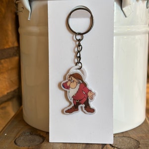 Grumpy Seven Dwarfs Keychain - Etsy