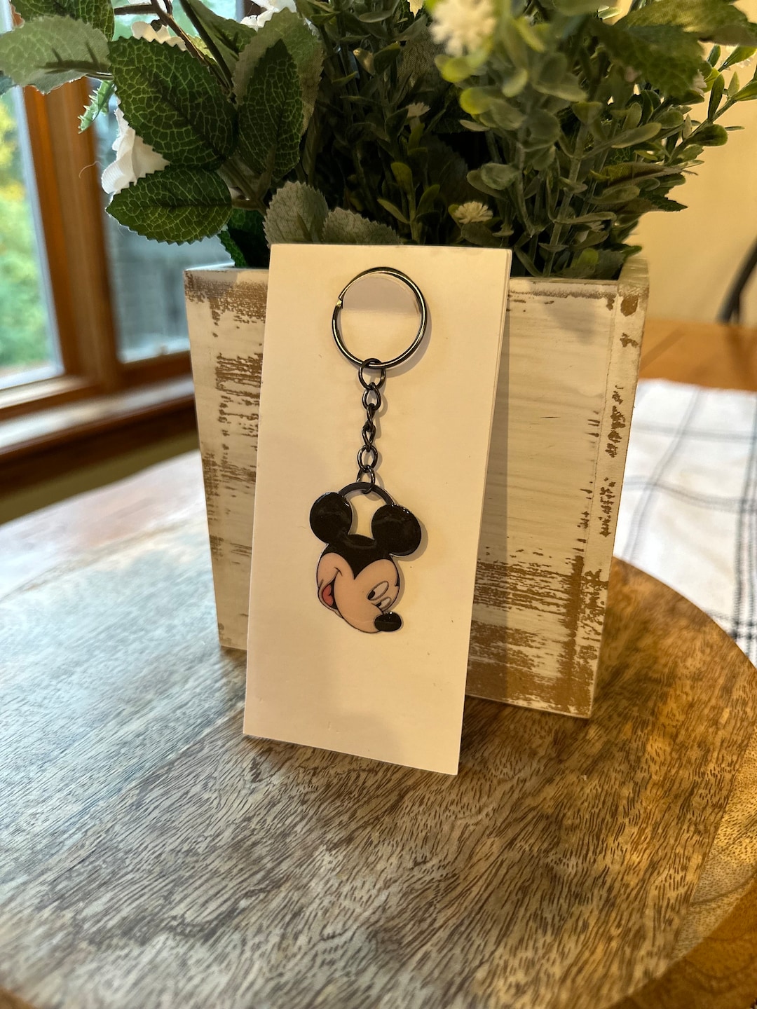 Mouse Ear Keychain, Mickey Inspired Key Ring, Disney Lover Gift, Bag ...