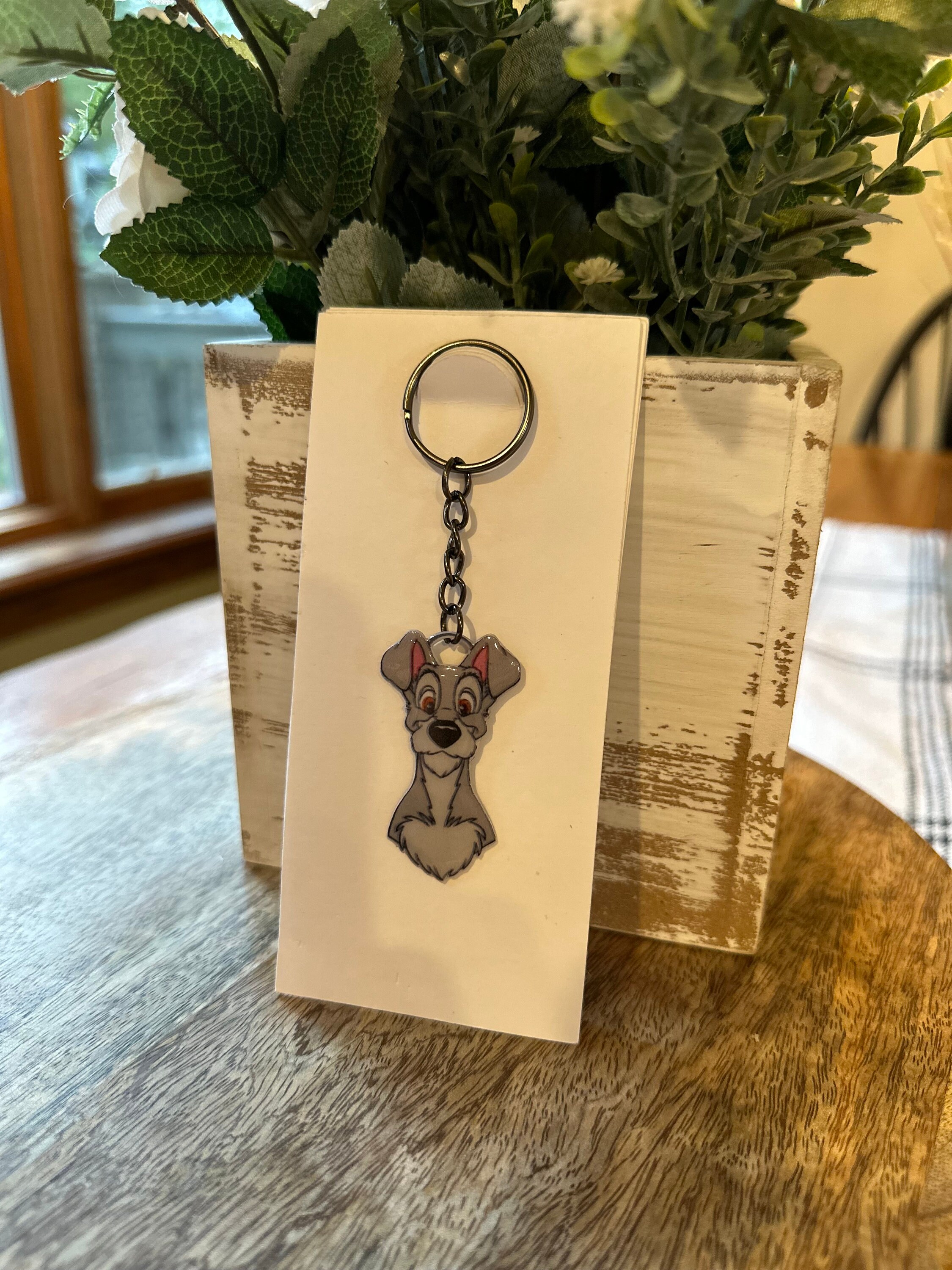 Lady and the Tramp Inspired Keychain - Etsy