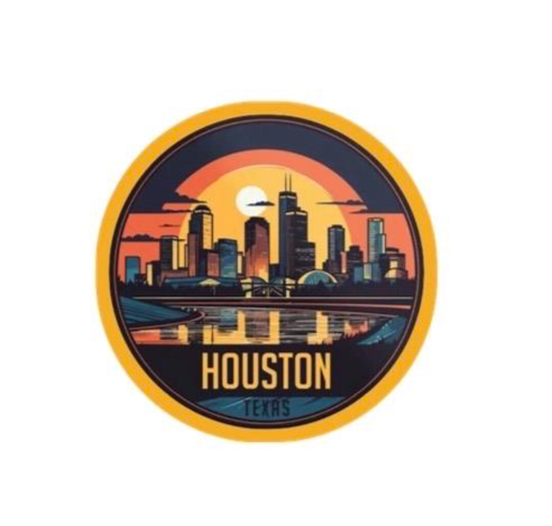 Houston Texas Sticker or Magnet | Travel Souvenir | Space City Gift ...