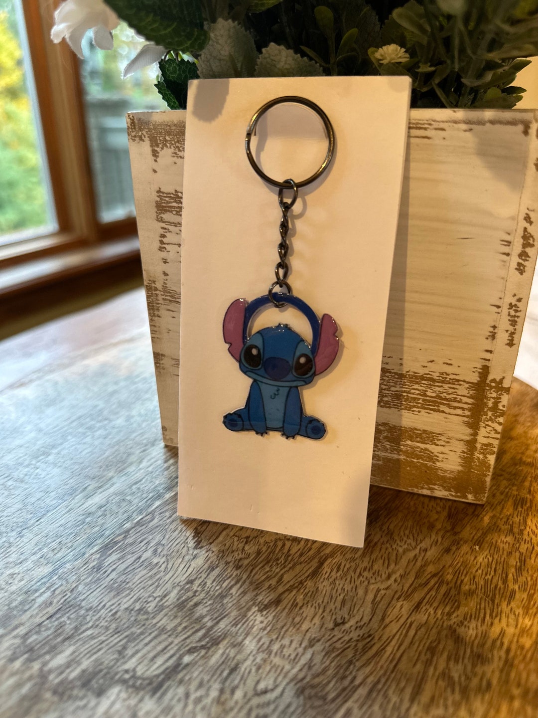 Stitch Inspired Keychain - Etsy