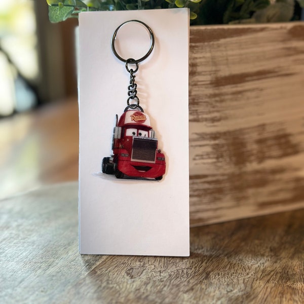 Cars the Movie Inspired Keychain - Etsy