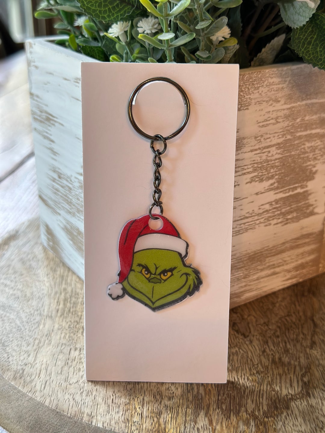 Grinch Keychain, Cute Keychain, Cute Gift Ideas - Etsy