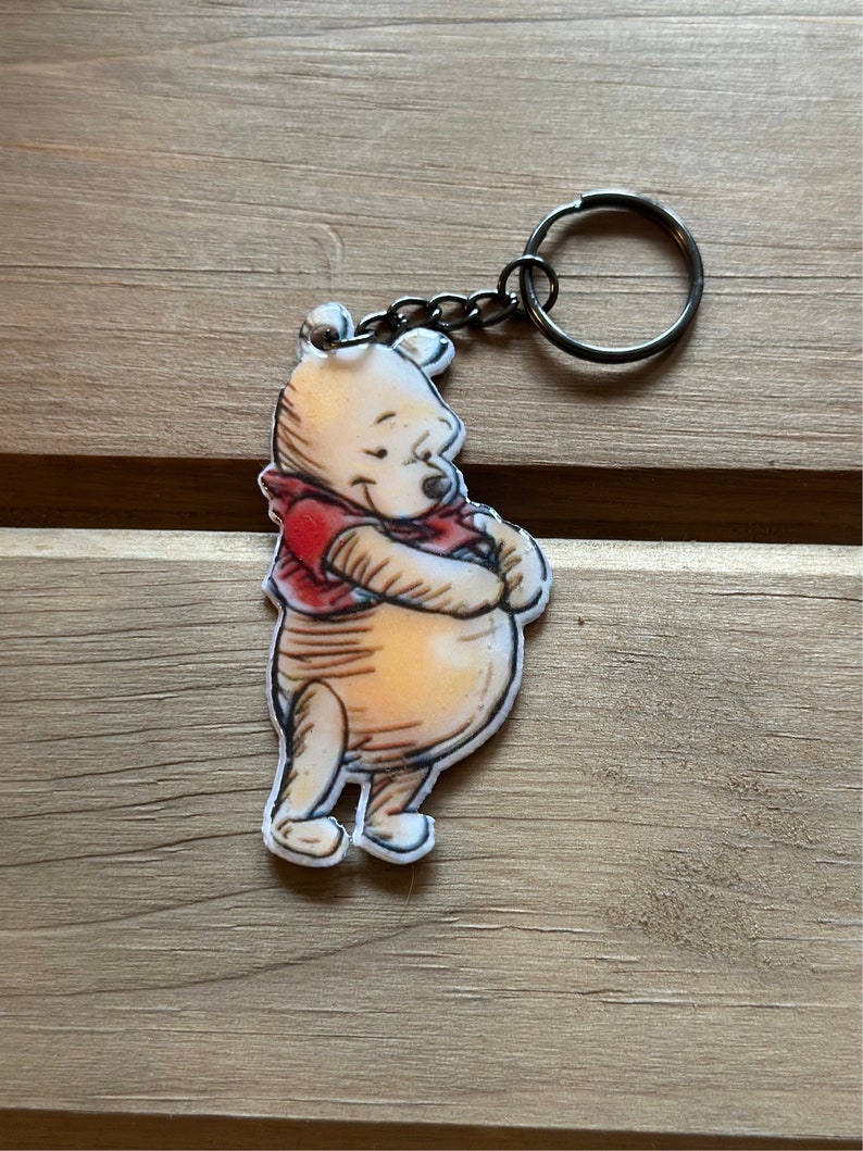 Winnie the Pooh Keychain Winnie the Pooh Accessories - Etsy