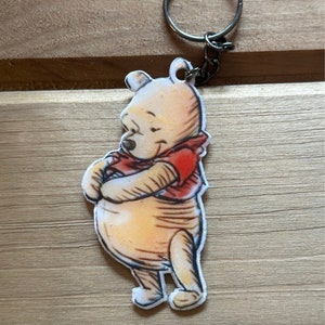 Winnie the Pooh Keychain, Winnie the Pooh Accessories, Keychain ...