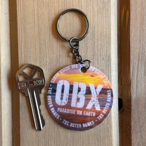 Outer Banks Keychain, OBX Keychain, North Carolina Keychain, Gifts for ...