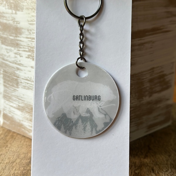 Mountain Keychain - Etsy