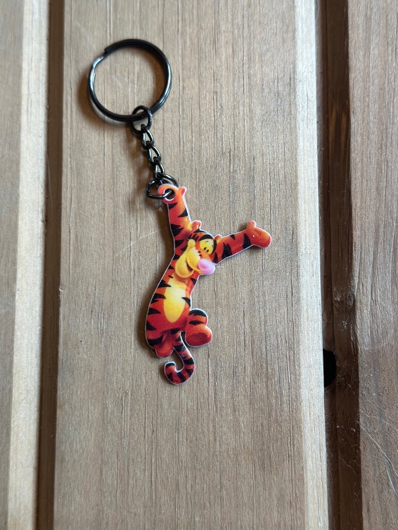 Tigger Keychain Winnie the Pooh Keychain Key Accessories - Etsy