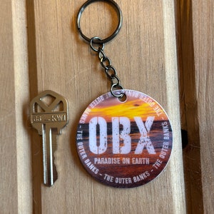 Outer Banks Keychain, OBX Keychain, North Carolina Keychain, Gifts for ...
