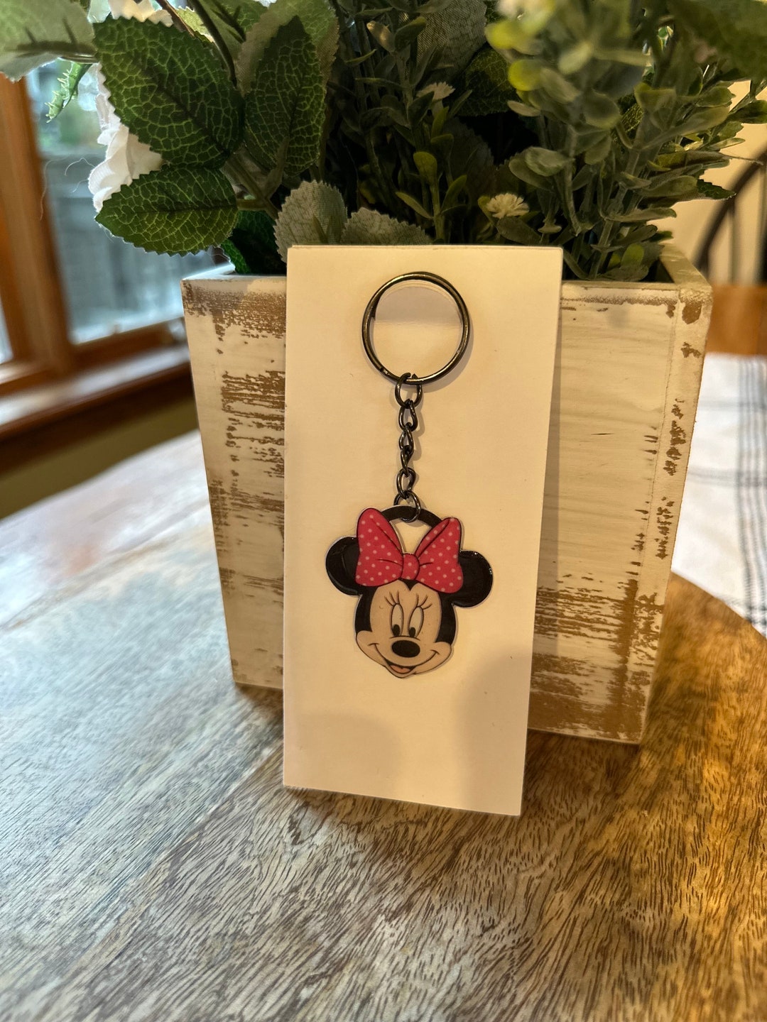 Mouse Ear Keychain, Mickey Inspired Key Ring, Disney Lover Gift, Bag ...