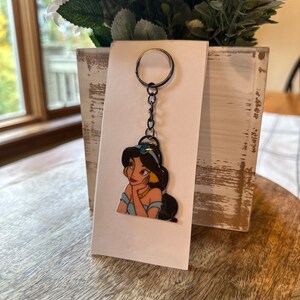 Princess Jasmine Aladdin Keychain - Etsy