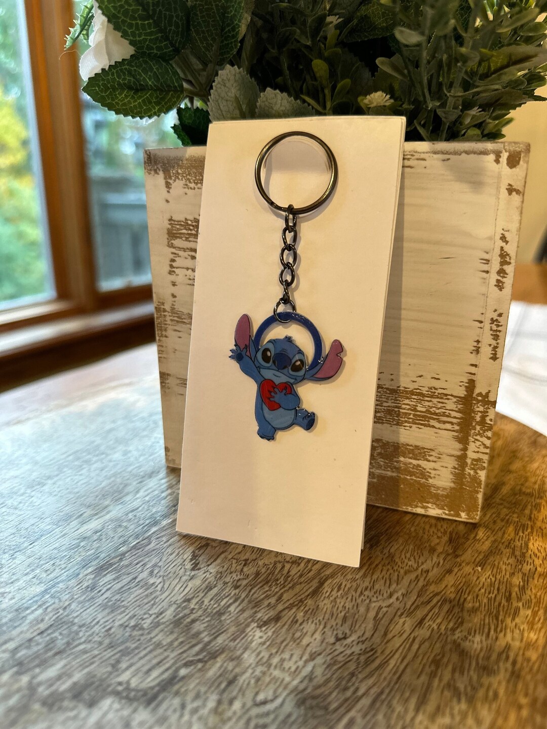 Stitch Inspired Keychain - Etsy