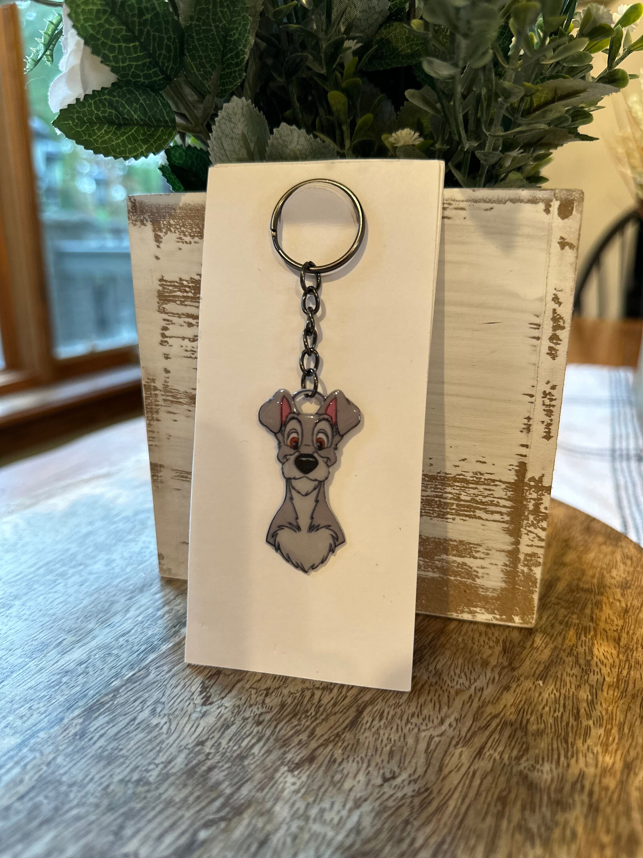 Lady and the Tramp Inspired Keychain - Etsy
