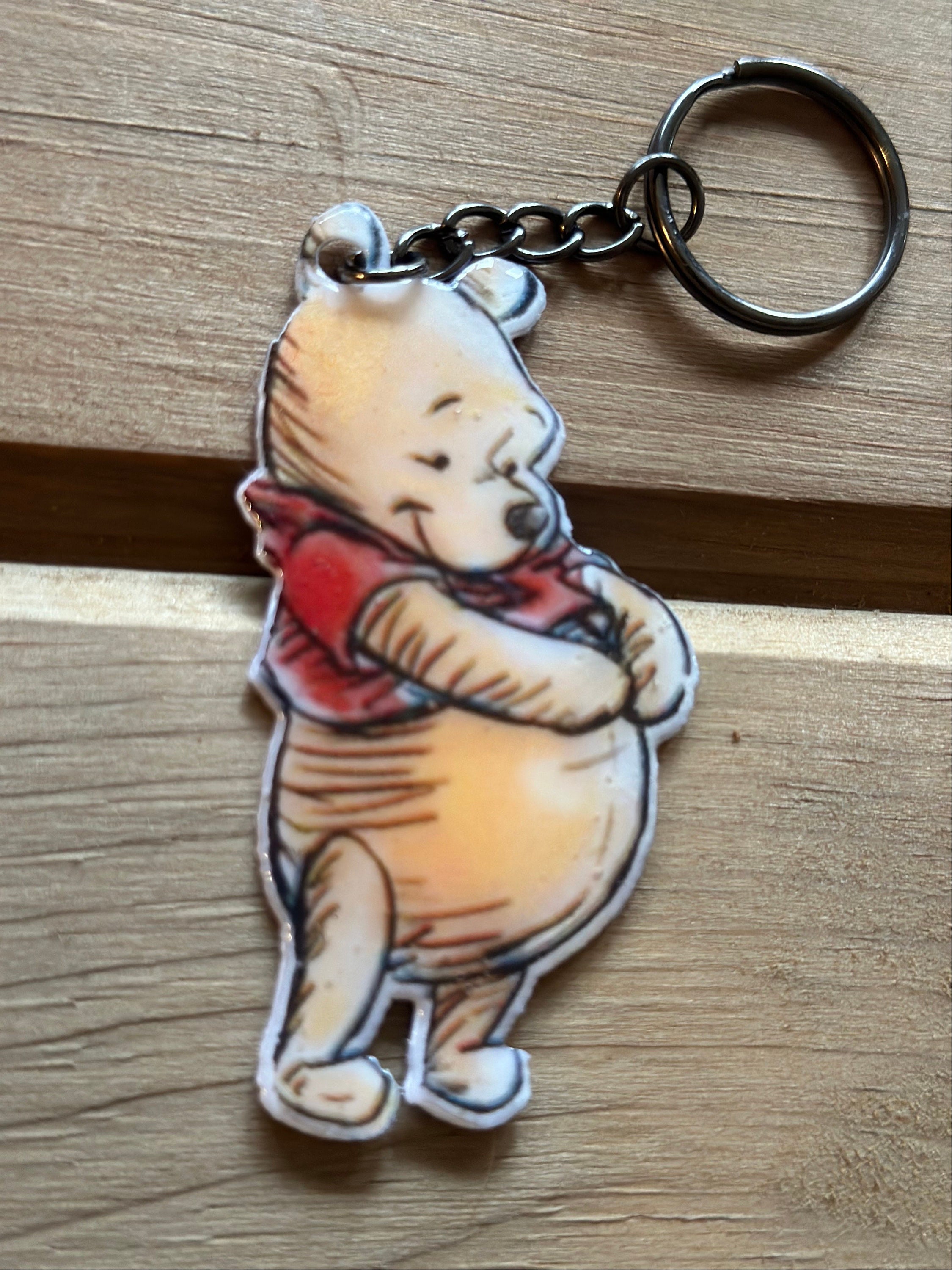 Winnie the Pooh Keychain Winnie the Pooh Accessories - Etsy