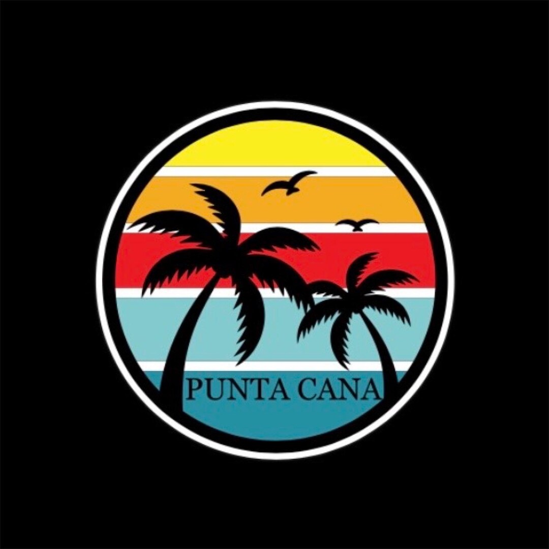 Punta Cana Sticker or Magnet | Caribbean Travel Souvenir | Tropical ...