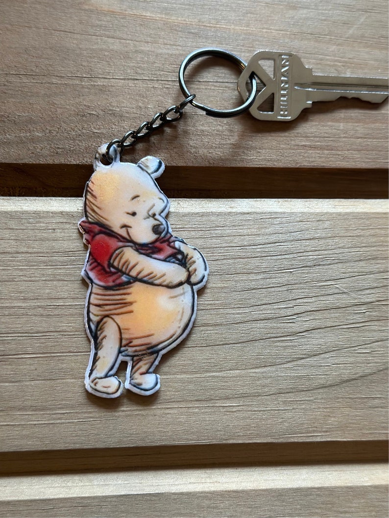 Winnie the Pooh Keychain Winnie the Pooh Accessories - Etsy