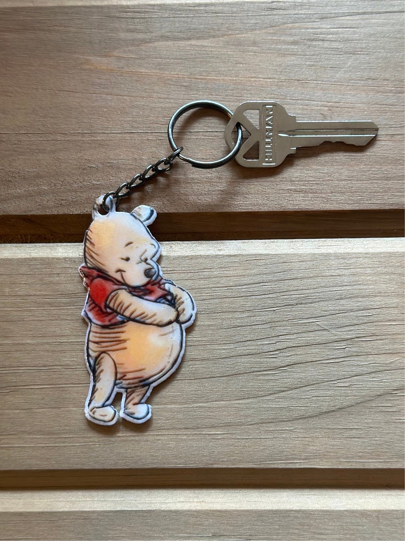 Winnie the Pooh Keychain Winnie the Pooh Accessories - Etsy