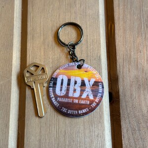 Outer Banks Keychain, OBX Keychain, North Carolina Keychain, Gifts for ...